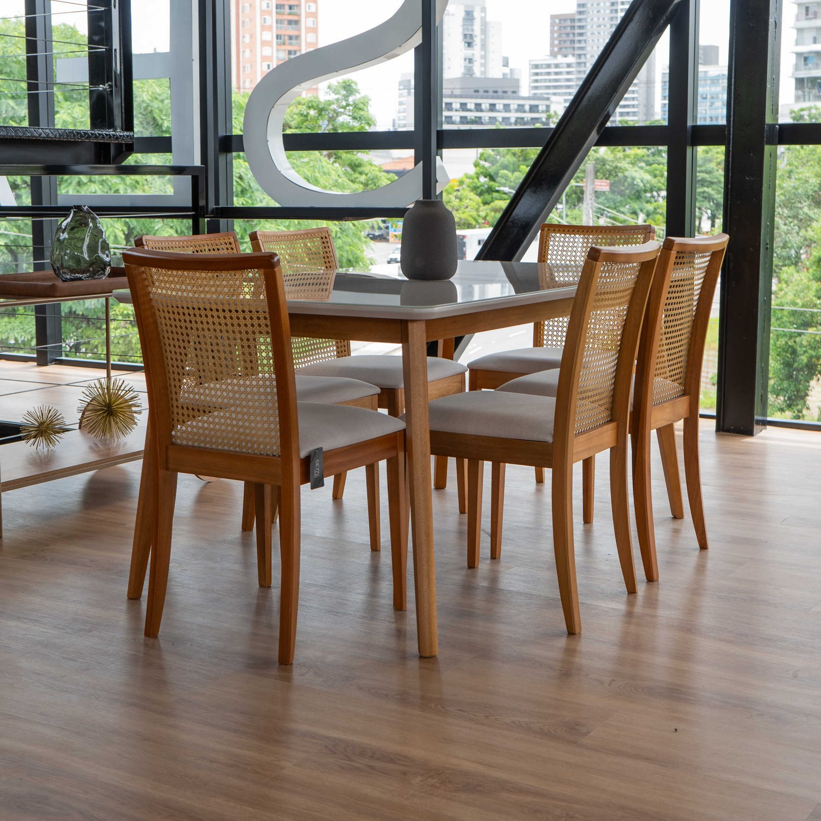 Mesa retangular Dover - Sette Móveis